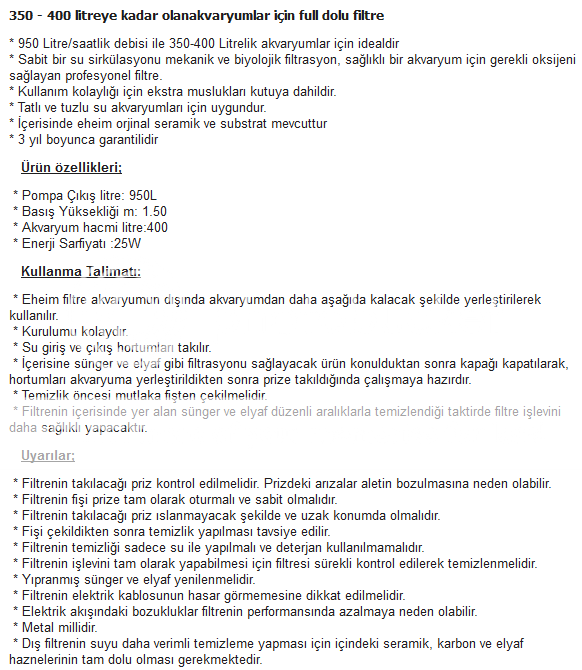 Eheim 2226 Profesyonel Akvaryum Dış Filtre ( Musluklu)-Nasıl? | Deniz ...