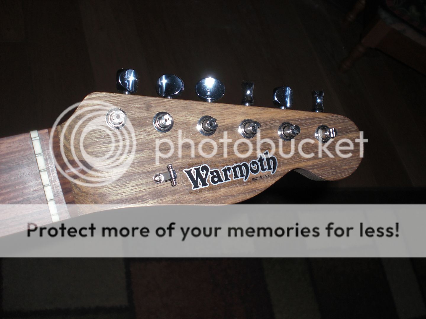 Warmoth Headstock Logo Sold Warmoth 7/8 Neck | Mark Wein Guitar