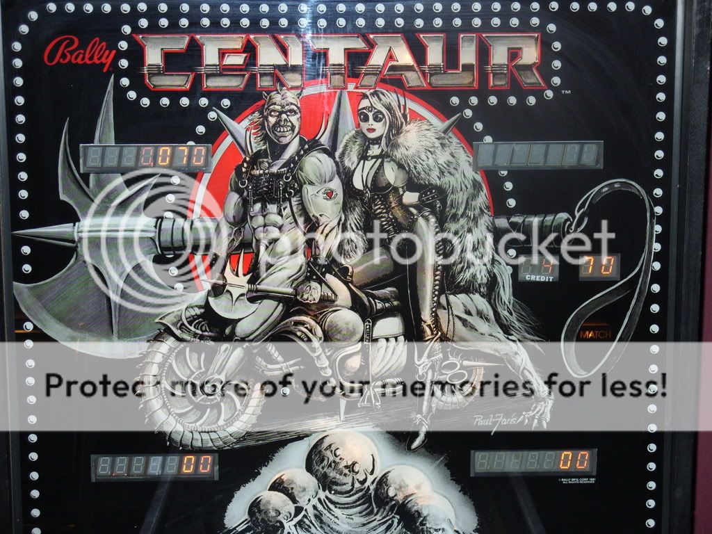 Tonight I Picked up my first pinball!!! Centaur!! | Museum of the Game ...